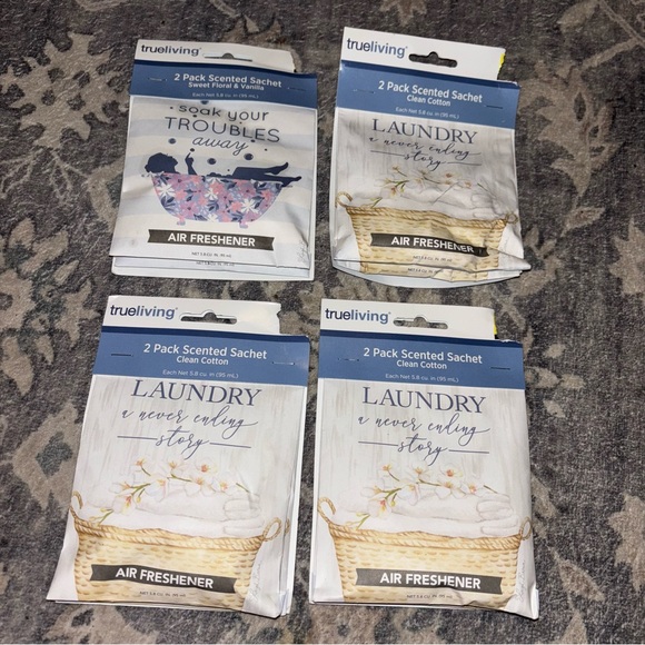 trueliving | Other | Trueliving Scented Sachets Air Freshener Set ...